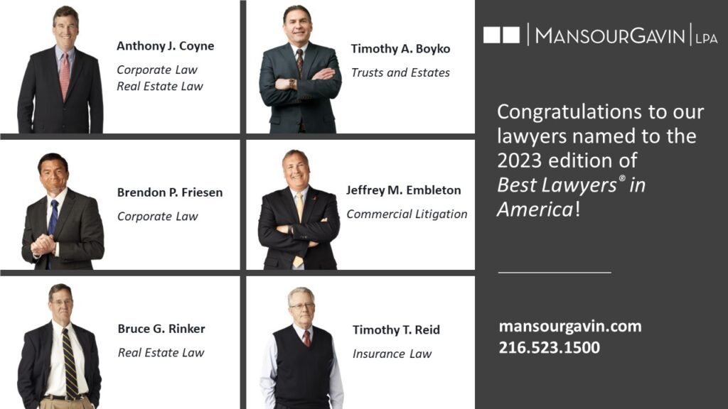 Mansour Gavin Lawyers Named to 2023 Best Lawyers in America® - Mansour ...